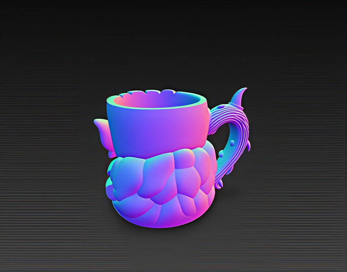 Monster Mug 3D Model STL File: Digital Download for 3D Printing - Etsy
