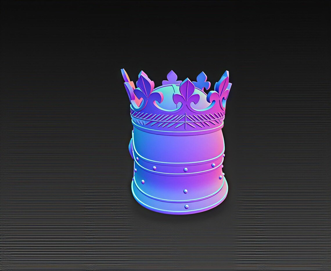 Imperial Crown Helmet STL: 3D Printable Roman King Armor (digital File ...