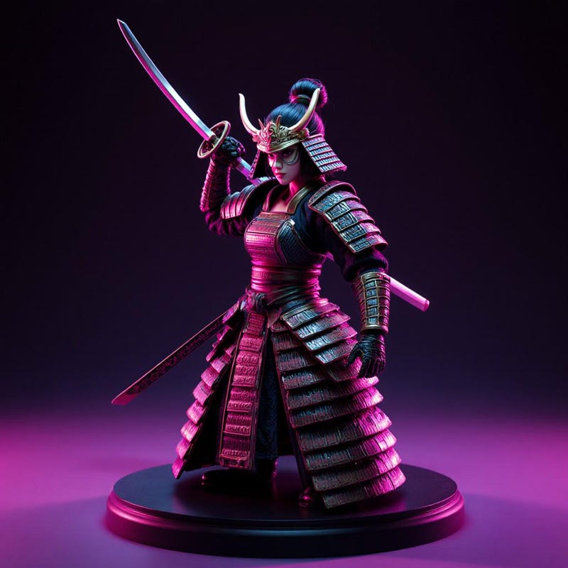 Female Samurai - Etsy