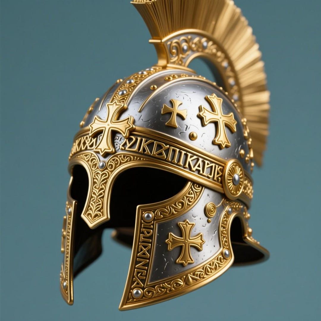 Byzantine Warrior Helmet STL File: 3D Printable Model (digital Download ...