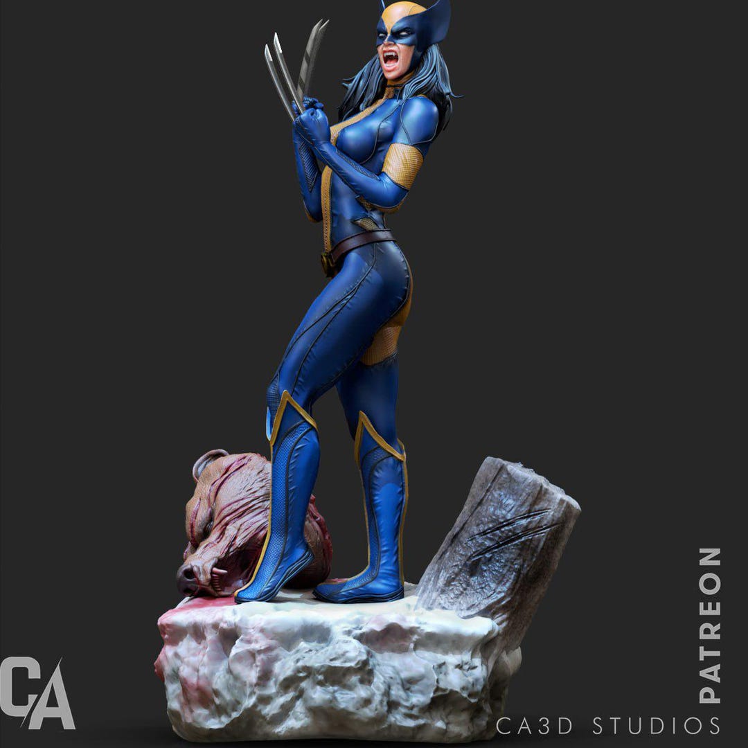 Laura Kinney 3D Printed Statue ,X-23 Wolverine Female Figure ...