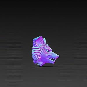 Wolf Mask STL – Dark Fantasy Wall Art | 3D Printable Werewolf Mask ...