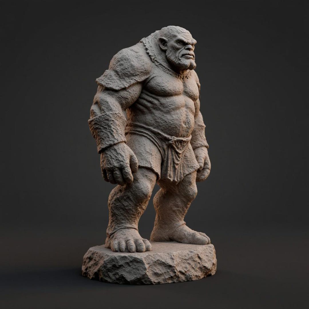 Stone Giant STL: Fantasy Monster 3D Print Model (digital STL File) - Etsy
