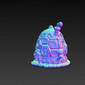 Honeybee Hive House STL • Cute Beehive Cottage 3D Model • Fantasy ...