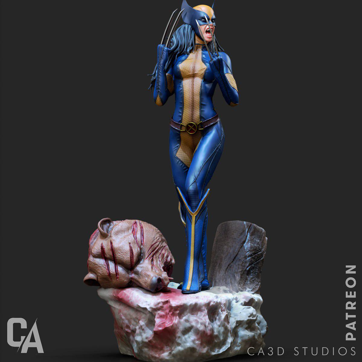 Laura Kinney 3D Printed Statue ,X-23 Wolverine Female Figure ...