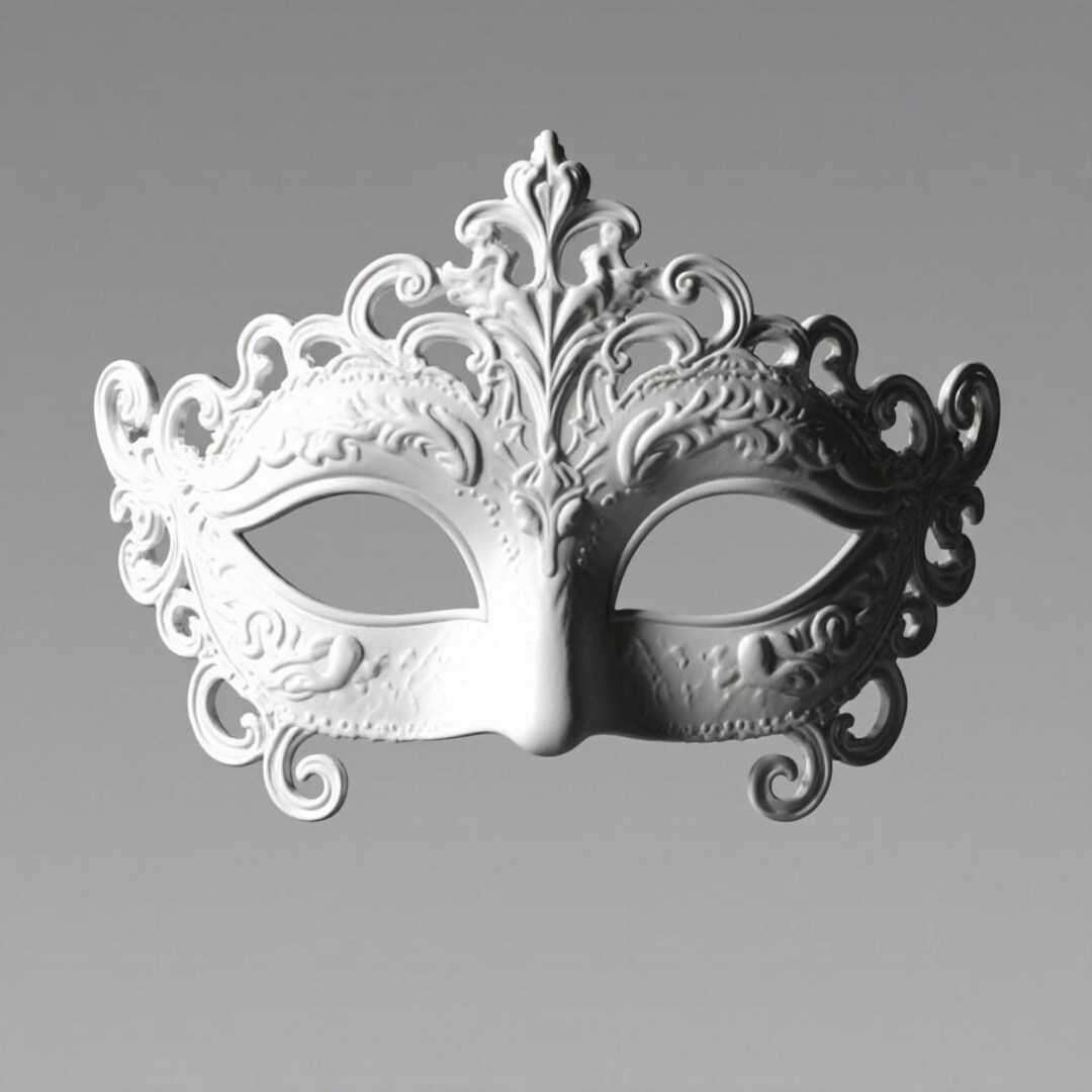 3D Printed Prom Mask STL File: Digital Download for 3D Printers - Etsy