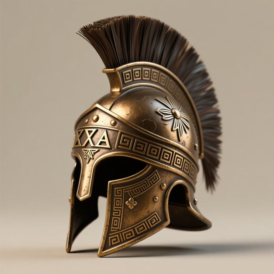 Spartan Helmet 3D STL Model: Ancient Greek Warrior Design (digital ...