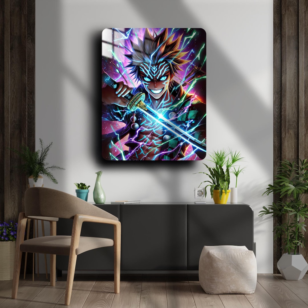 Anime Metal Wall Art, Anime Metal Wall Art, Metal Wall Decor, Metal ...