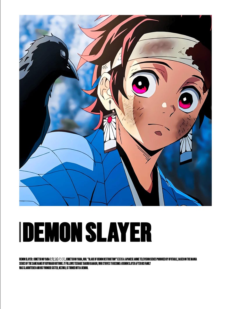 Demon Slayer| Anime Poster - Etsy