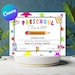 Editable Preschool Graduation Certificate, Prek Diploma Template, End ...