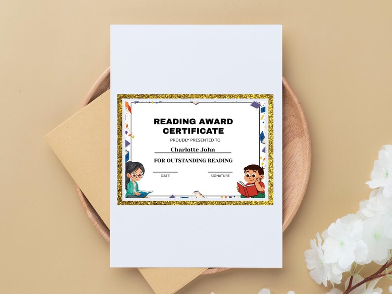 Super Reader Award, Reading Certificate, Good Job Certificate, Kids ...