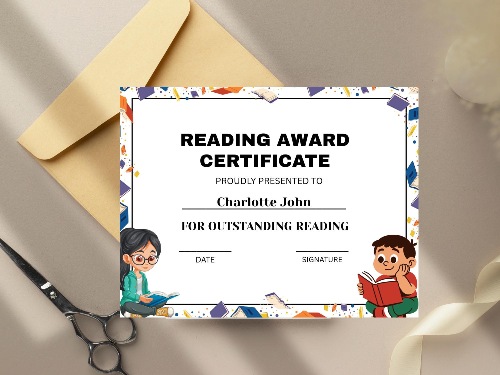 Super Reader Award, Reading Certificate, Good Job Certificate, Kids ...