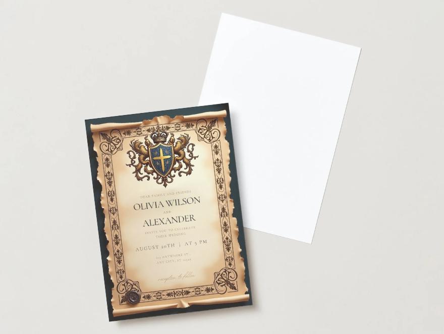 Medieval Party Invite, Medieval Invite, Printable Party Invite ...