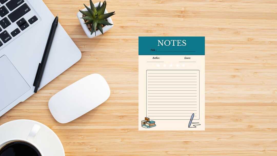 Note Taking Printable Bookmarks to Write Your Favorite Book Quotes ...