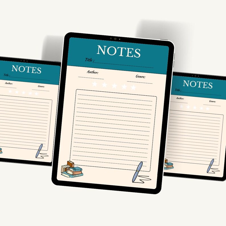 Note Taking Printable Bookmarks to Write Your Favorite Book Quotes ...