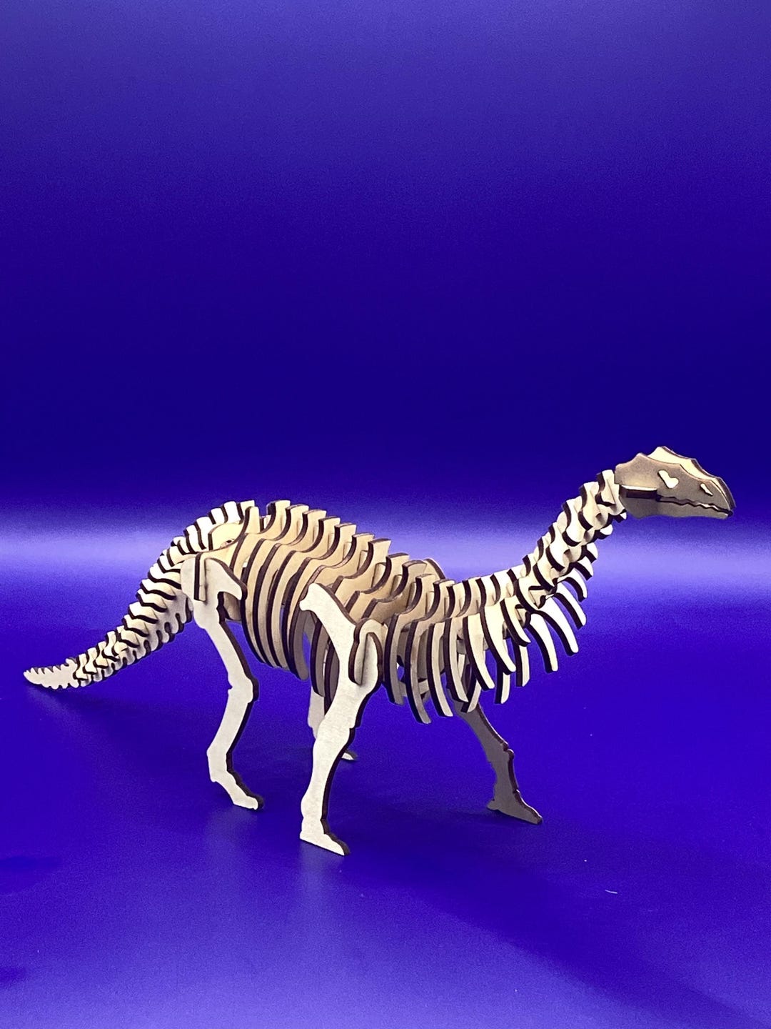 3D Wooden Dinosaur Puzzle - Laser Cut Model Kit - Etsy