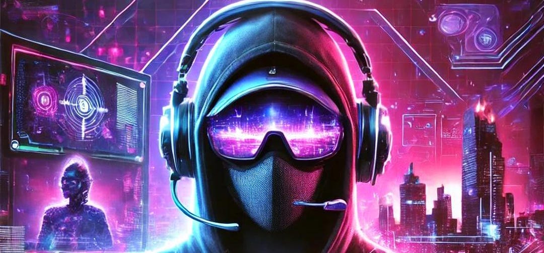 Cyberpunk Gamer - Digital Gaming Wallpaper | Neon Sci-fi Art - Etsy UK