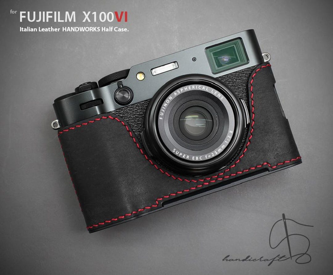 LIM'S Genuine Leather Camera Half Case Dovetail Plate for FUJI FUJIFILM ...