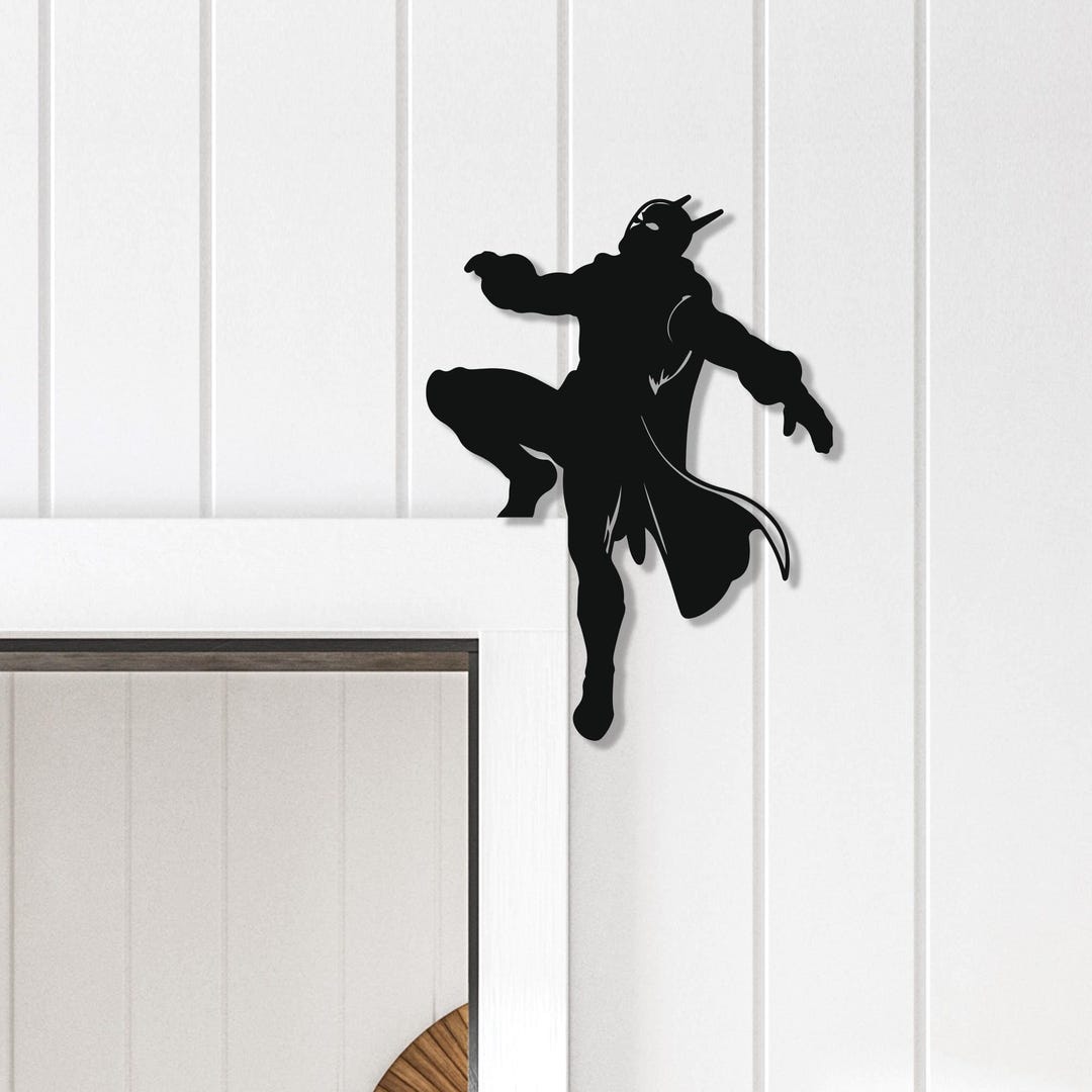 Marvel Door Frame Topper Metal, Deadpool Wolverine Captain America ...