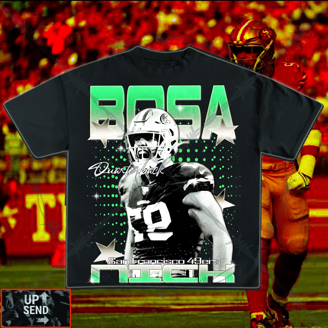 Popular Now Nick Bosa Shirt, Special Edition Football Vintage Tee, 90s ...