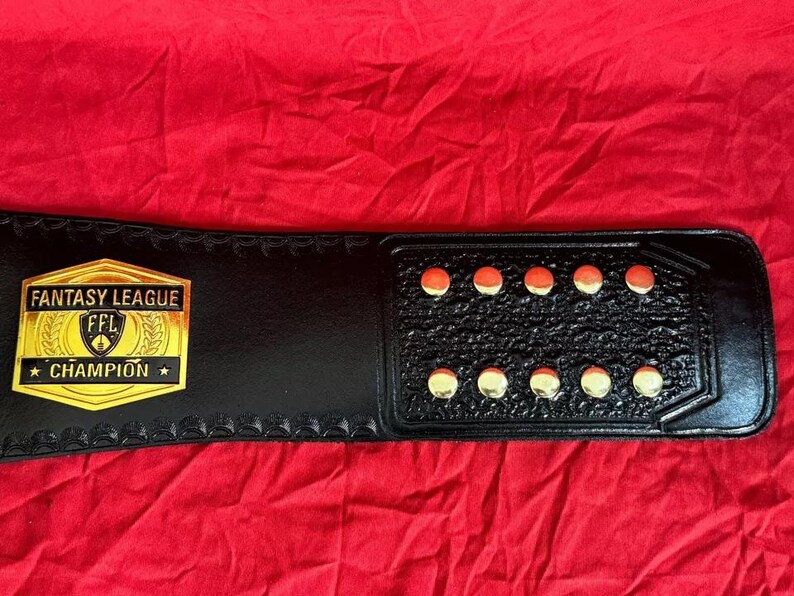 Fantasy Football Champion Belt – Custom FFL Trophy for Adults - Etsy