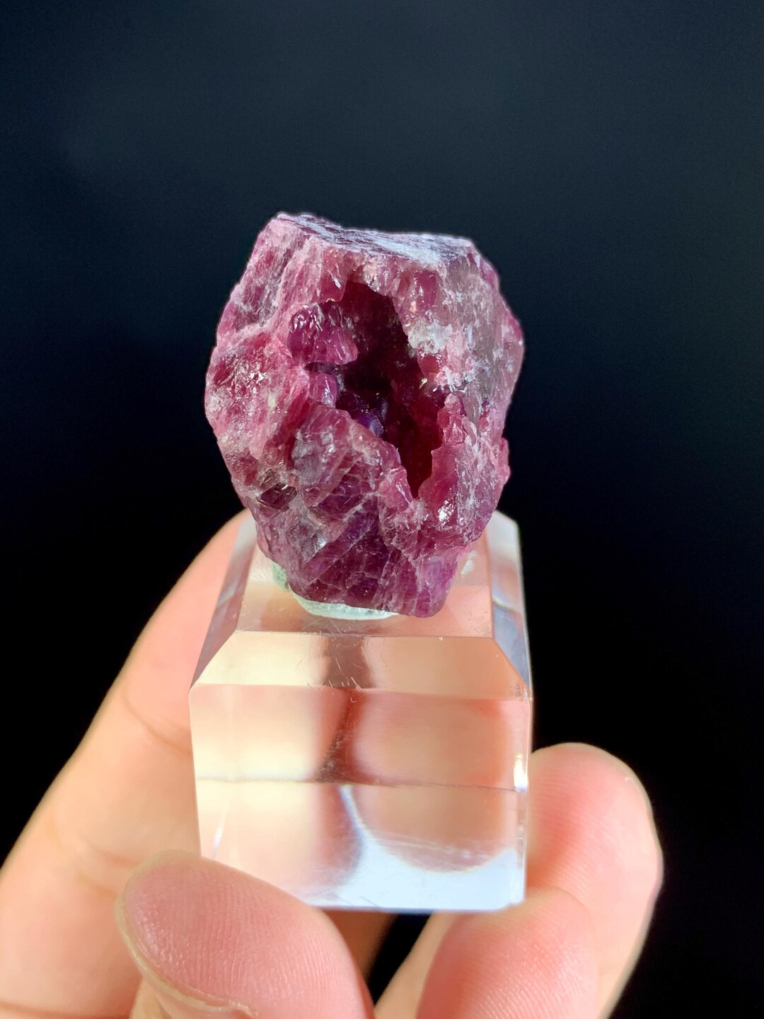 Natural Rare Pinkish Spinal Crystal From Afghanistan Badakshan Mine ...
