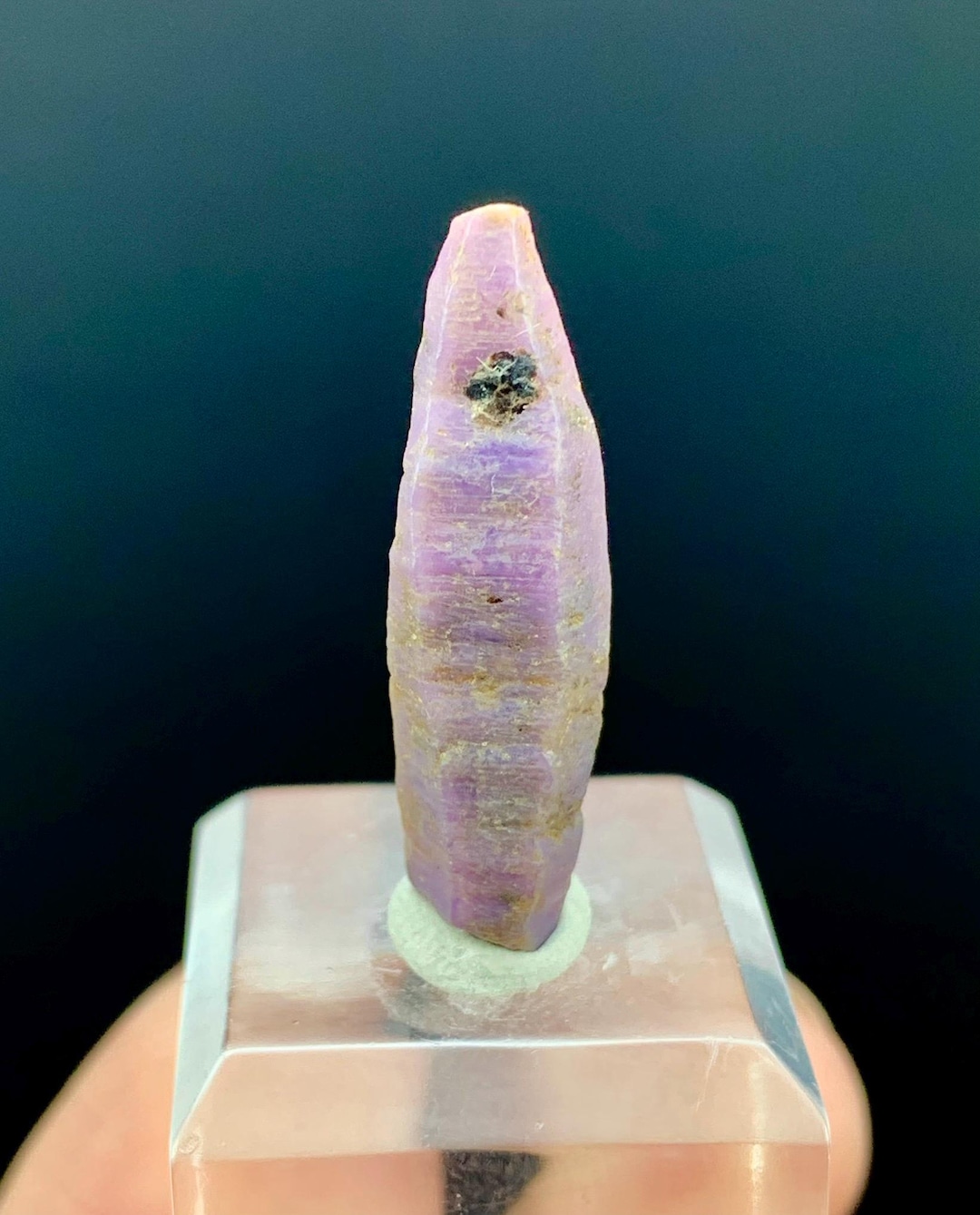 Spécimen de cristal rubis rose naturel : pierre rubis d'Afghanistan (13 ...