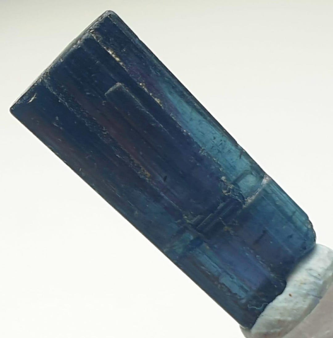 Natural Blue Indicolite Bi Color Tourmaline Crystal, Afghanistan Raw ...