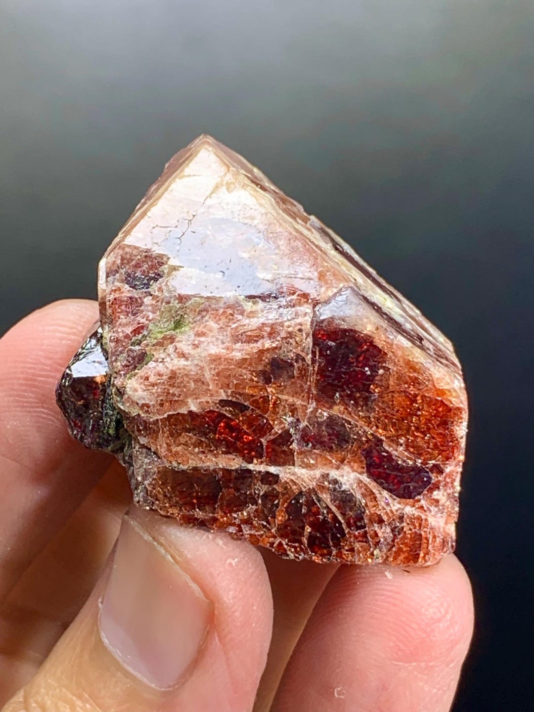Red Zircon Crystal Specimen: Raw Zircon Mineral Stone, Skardu Pakistan ...