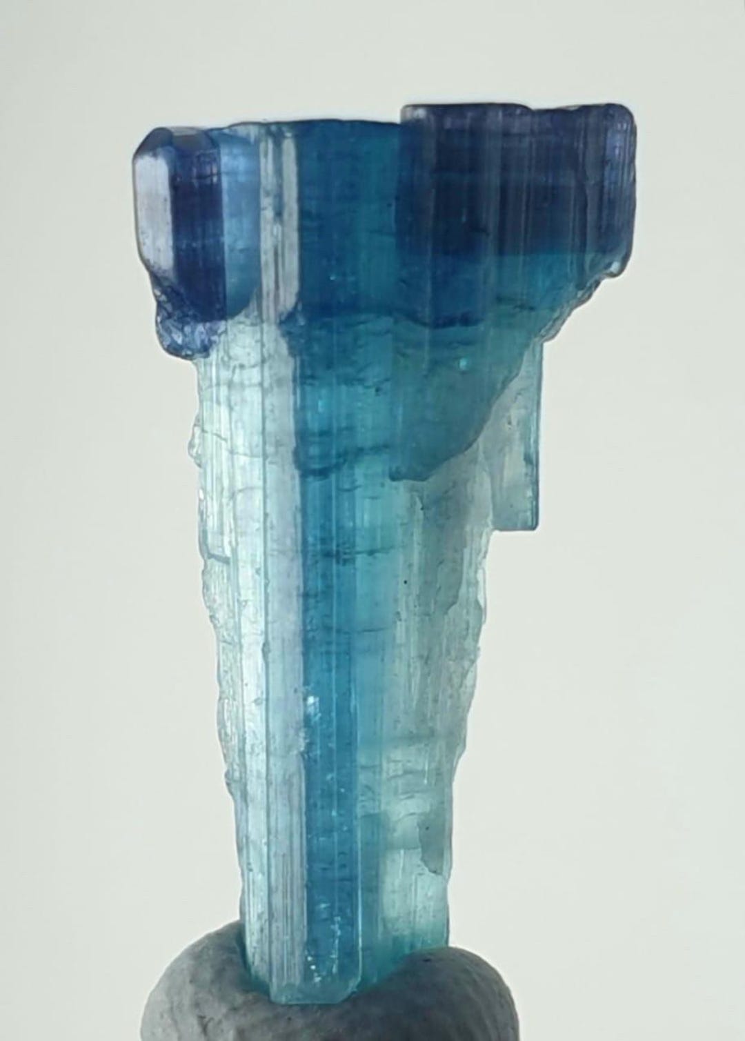 Natural Blue Indicolite Bi Color Tourmaline Crystal, From Afghanistan 4 ...