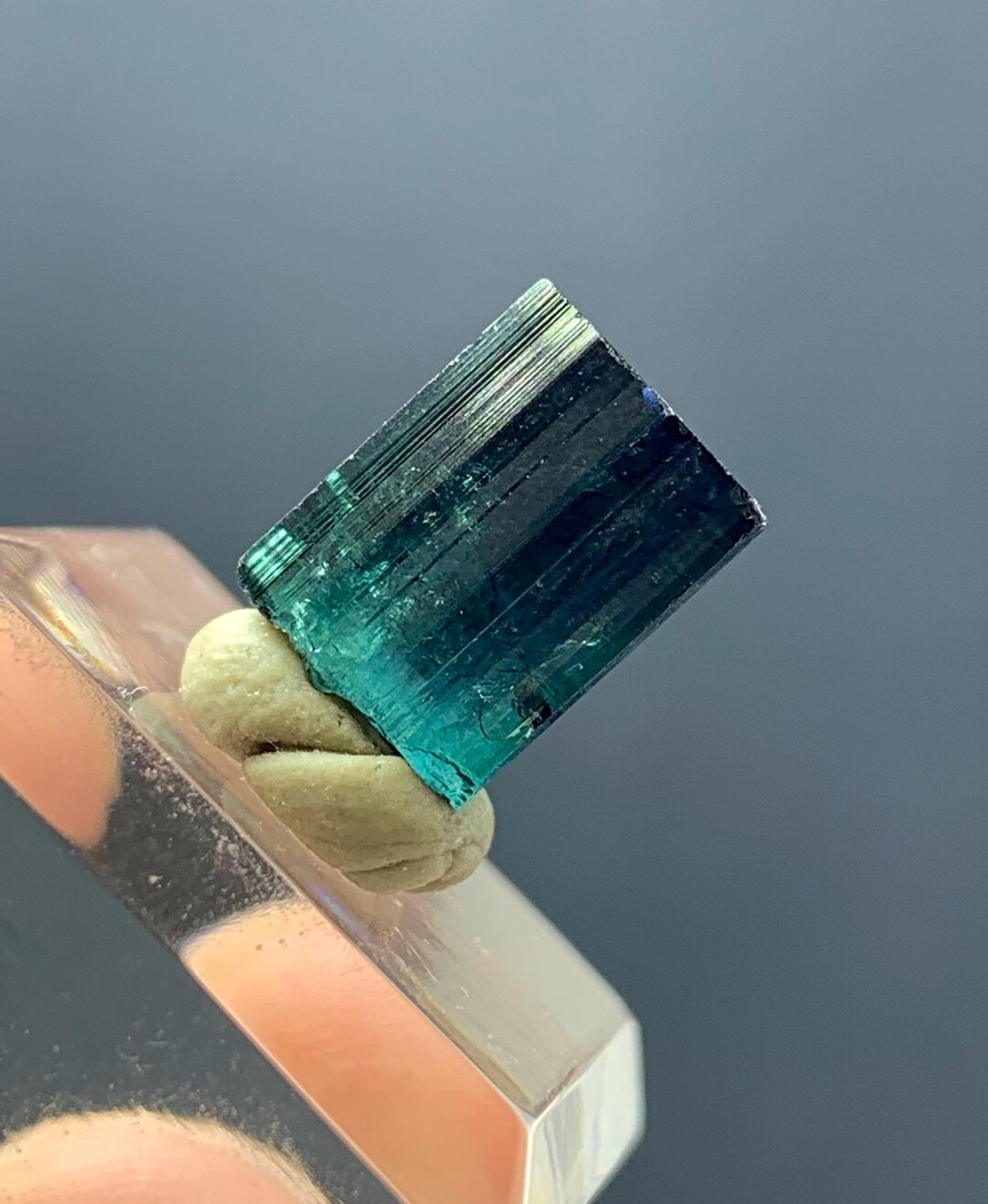 Natural Blue Tourmaline Crystal From Afghanistan- 6.95 Cts - Etsy