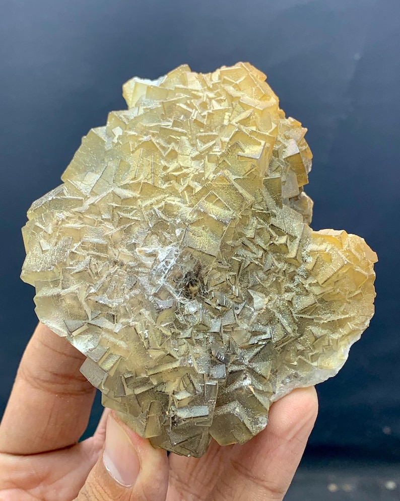 Cubic Fluorite Crystal Specimen, Baluchistan Pakistan (328 Grams) - Etsy