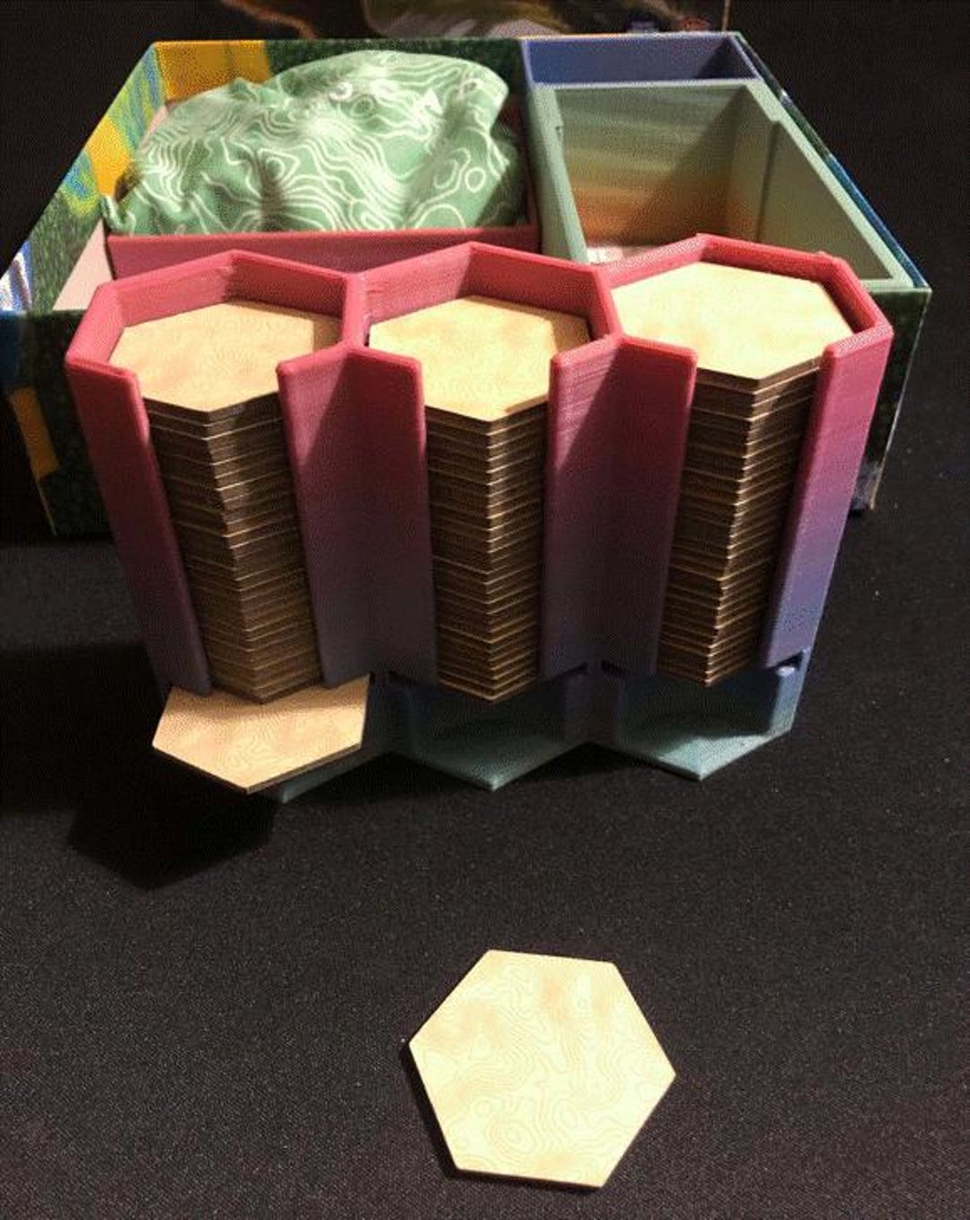 CASCADIA Board Game Insert & Tile Dispenser (digital Files) - Etsy