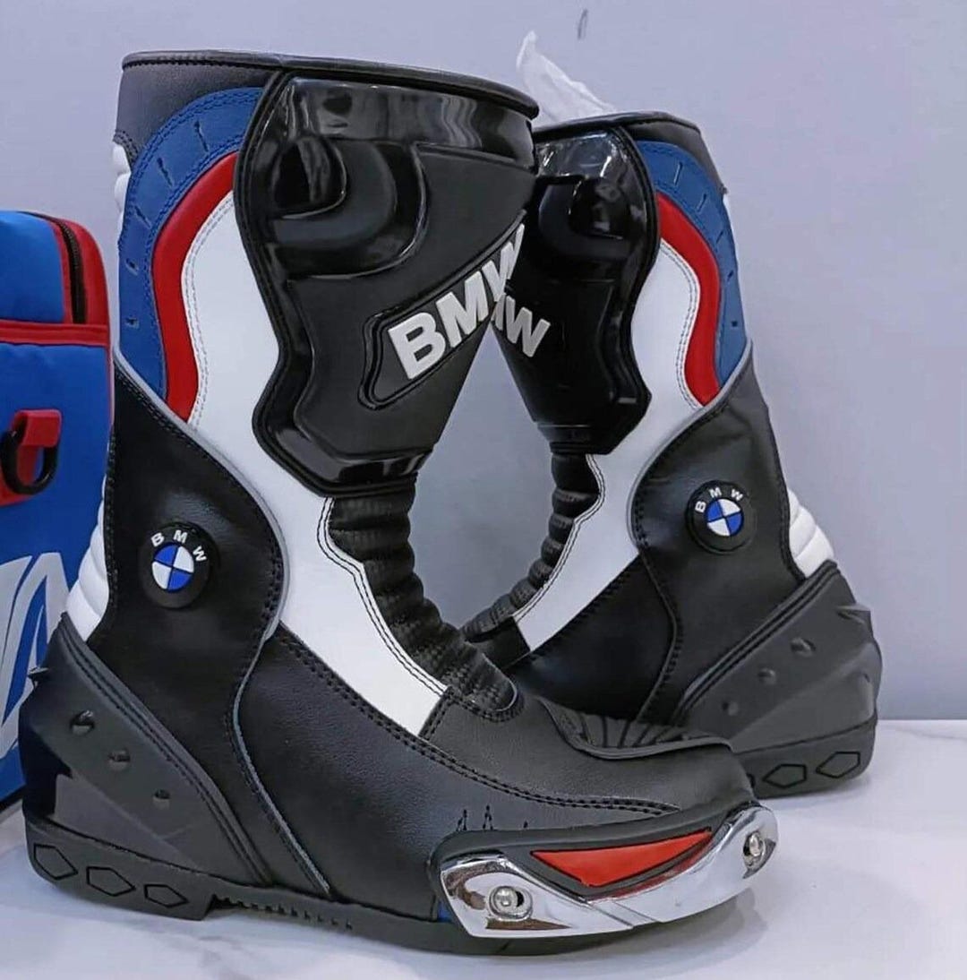 BMW Motorcycle Racing Boots – Men’s Motorbike Riding Boots | Protective ...