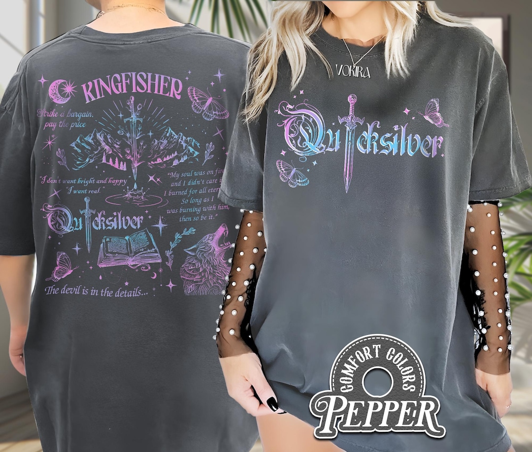 Quicksilver Series Comfort Colors Shirt, Fantasy Bookish Merch ...