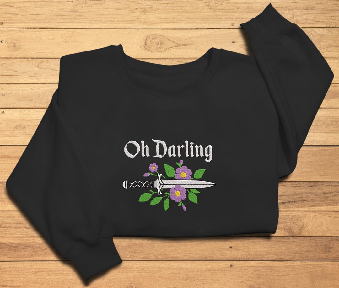 Oh Darling Powerless Embroidered Sweatshirt, Powerless Merch, Powerless ...