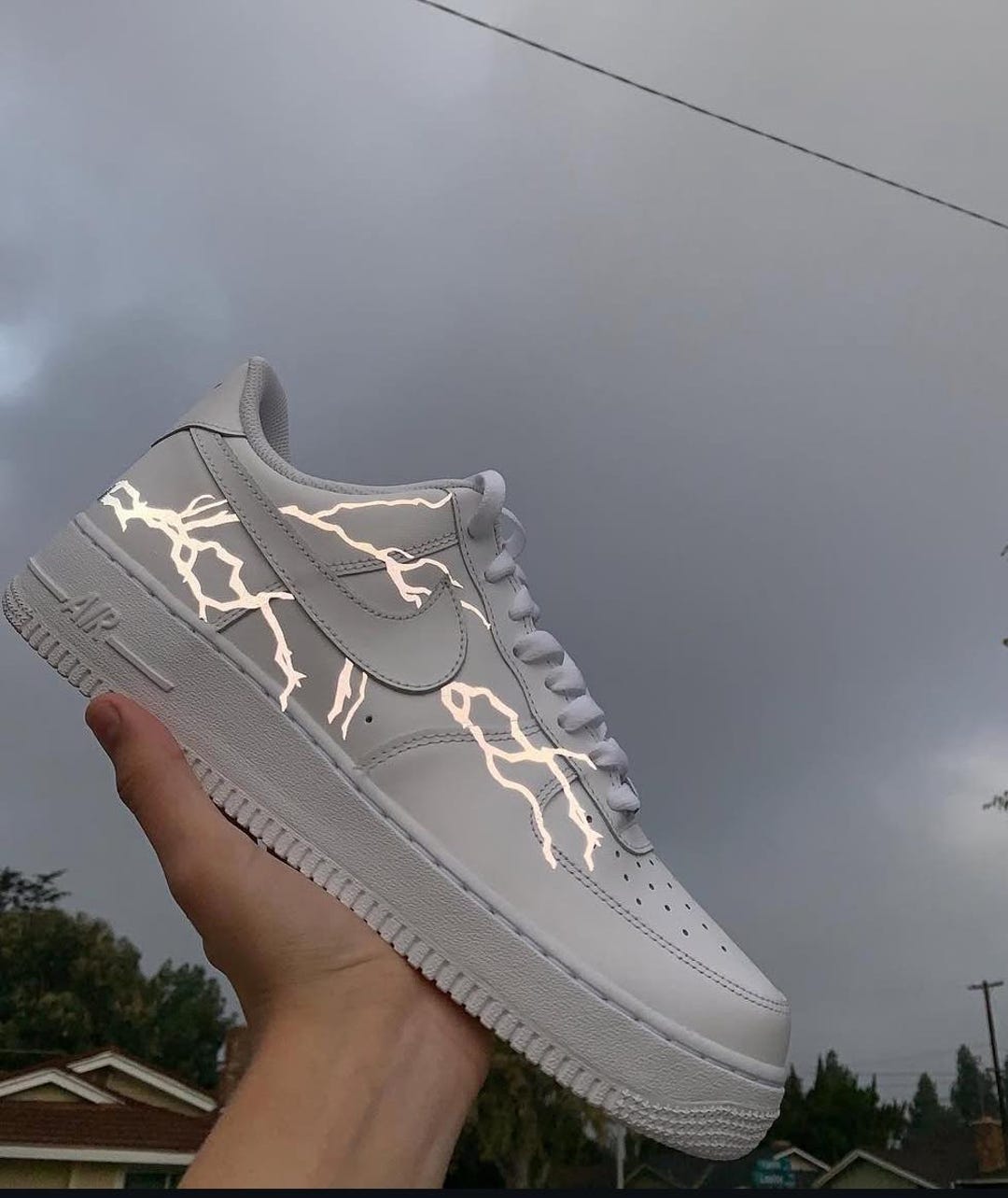 Reflective Lightning Bolt Strike Decals | Heat Transfer Vinyl | Custom ...