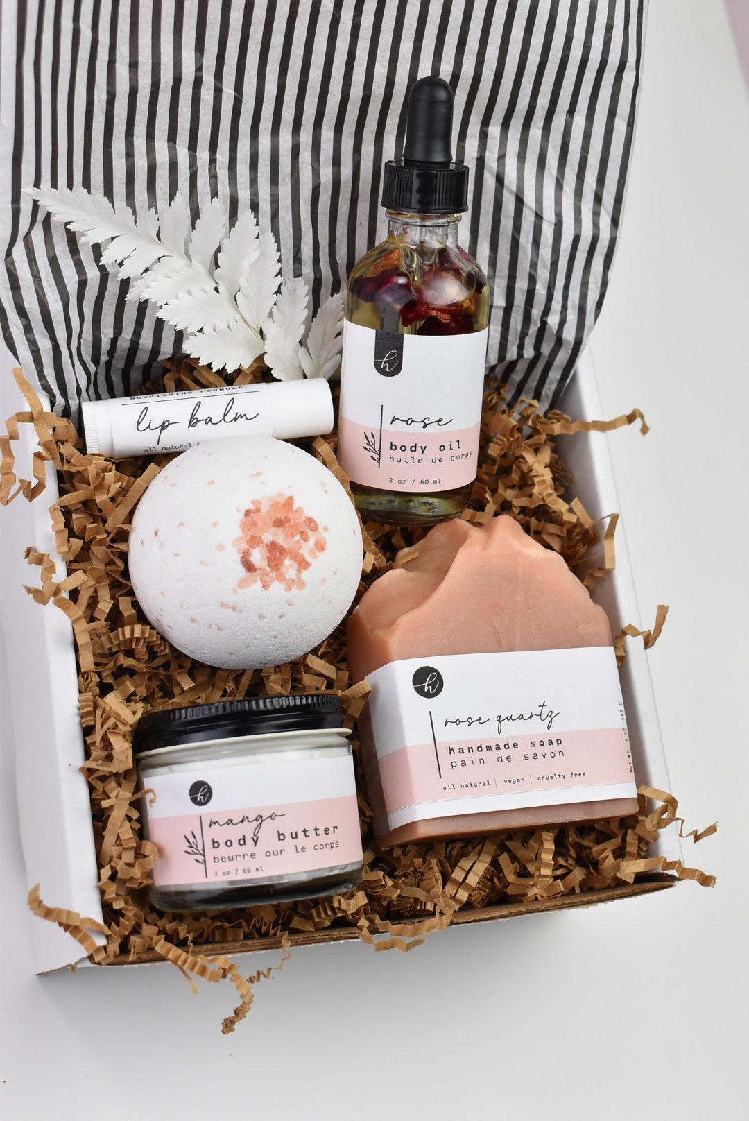 Self Care Gift Box, Sending a Hug, Spa Basket With Body Care ...