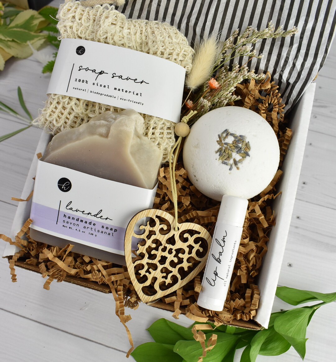 Lavender Spa Gift Box, Self Care Package, Vegan Aromatherapy - Etsy