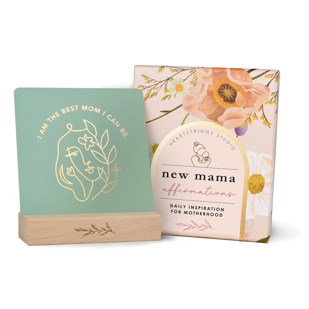 Postpartum Support Affirmation Cards for New Moms, Baby Shower Gift ...