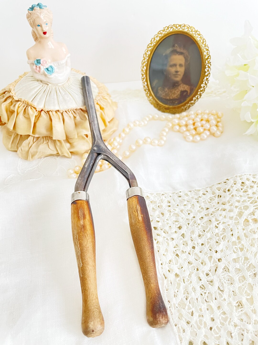 Antique Curling Iron 1920s Vintage Hair Tongs - Etsy