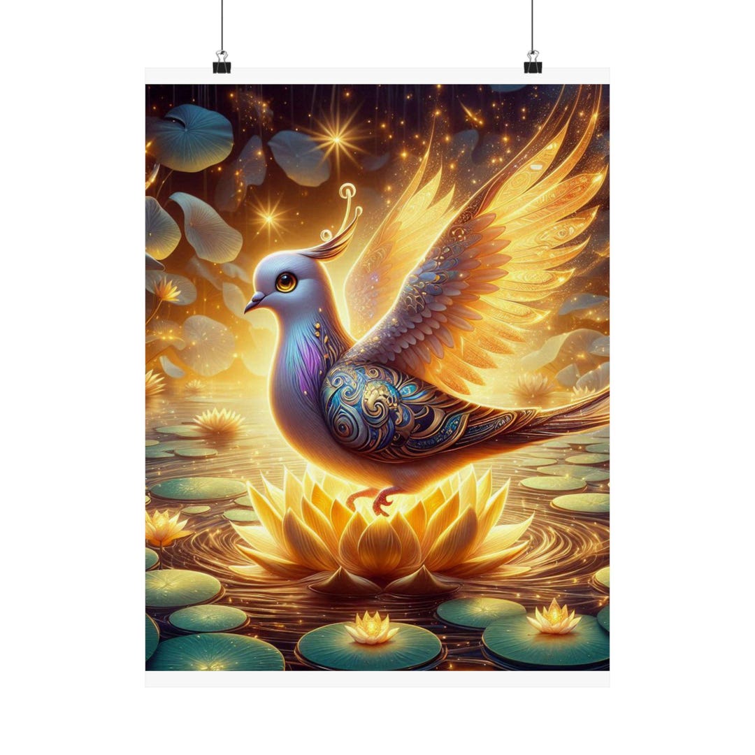 Pigeon Poster,popular Poster, Matte Vertical Wall Decor, Dreamy Home ...