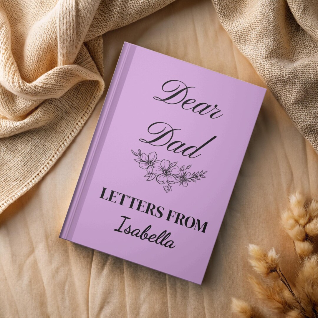 Letters to Dad Memorial Journal, Memorial Dad Journal, Keepsake ...