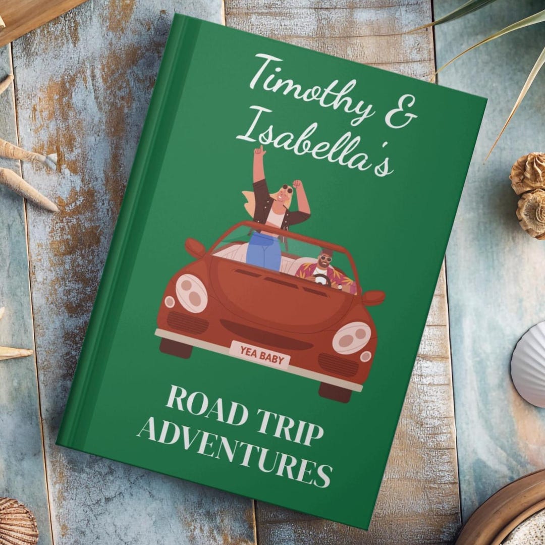 Custom Road Trip Adventure Journal, Custom Traveler Diary, Trip ...