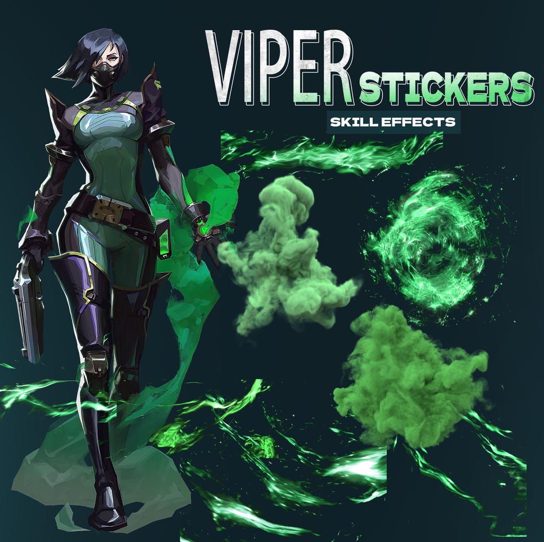 Valorant Viper Agent Abilities Icons: Vector Logo (digital Download) - Etsy