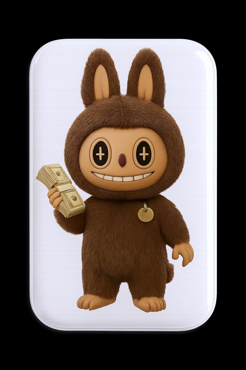 Cute “LABUBU” Resin Dome Sticker – Waterproof, Uv-resistant Vinyl Decal ...