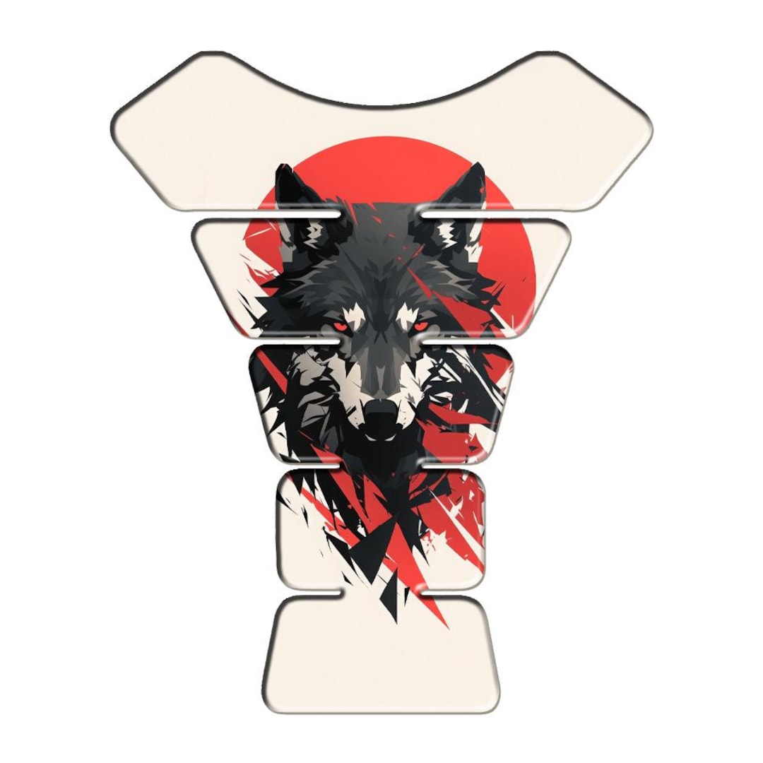 Wolf Motorcycle Tank Pad: 3D Resin Decal, Universal Fit - Etsy