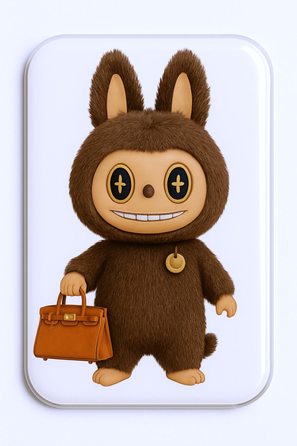 Cute “LABUBU” Resin Dome Sticker – Waterproof, Uv-resistant Vinyl Decal ...