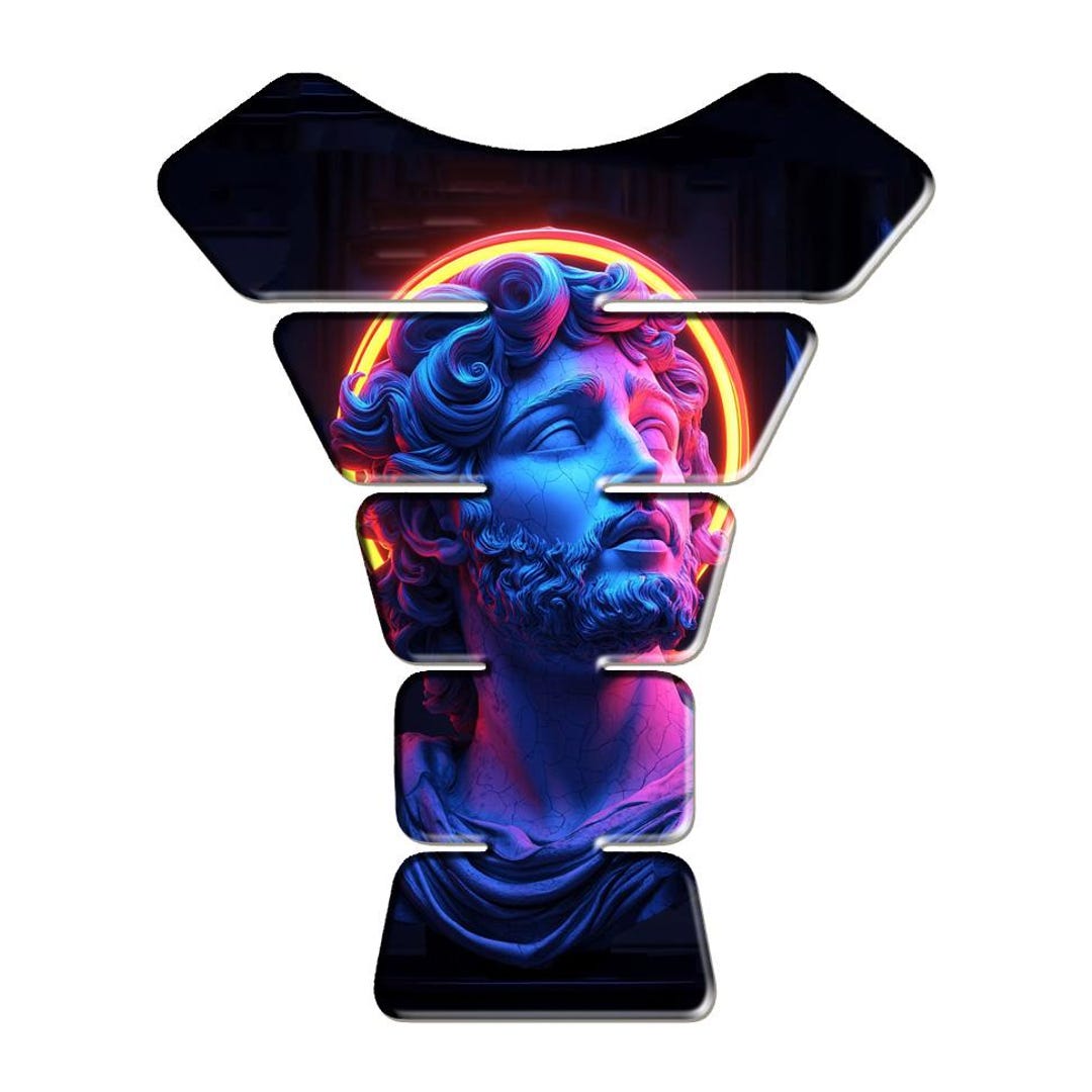 Neon Roman Statue Motorcycle Tank Pad: 3D Resin Sport Bike Protector - Etsy