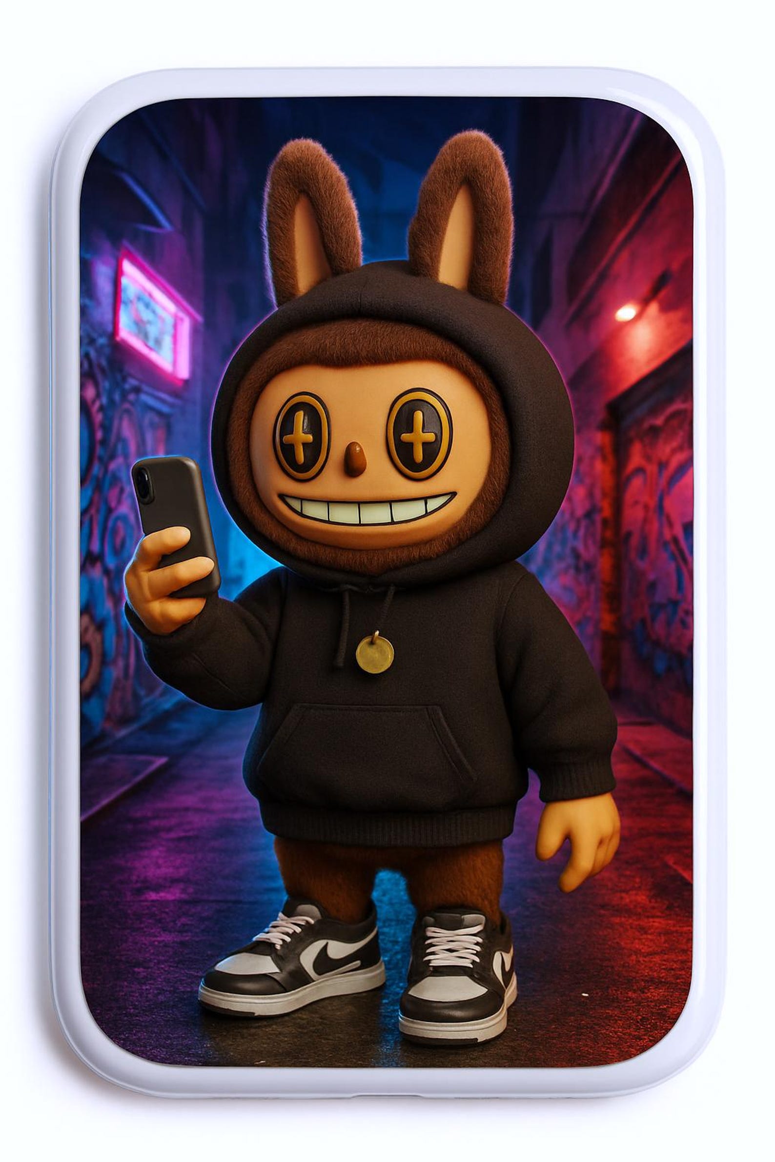 Cute “LABUBU” Resin Dome Sticker – Waterproof, Uv-resistant Vinyl Decal ...